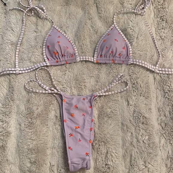 White Fox Boutique | Swim | White Fox Boutique Purple And Rose Print ...